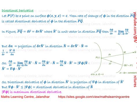 Advanced Mathematicsvector Calculusgradientlecture 2pdf