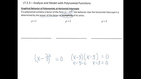 Precalc 2 3 Notes Part 1 Youtube