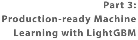 کتاب machine learning with lightgbm and python چاپ 2023