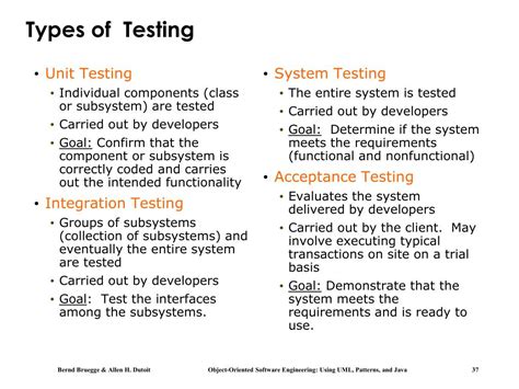 PPT Chapter Testing Part Unit Testing PowerPoint Presentation ID
