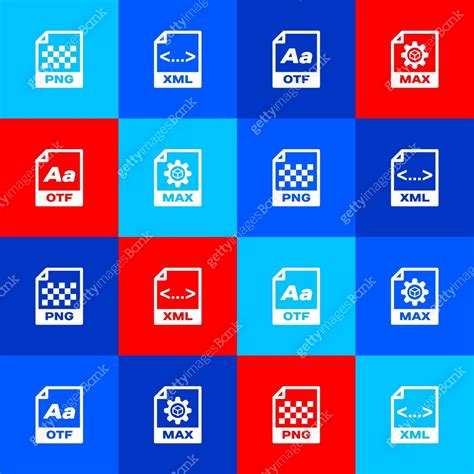 Set Png File Document Xml Otf And Max Icon Vector 이미지 1316330191 일러스트 무료 일러스트 아이콘 무료 아이콘