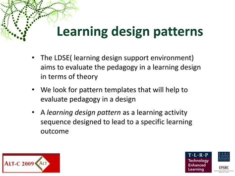 ppt evaluating learning designs through the formal representation of