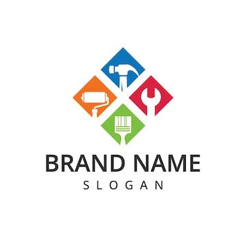 Home Service Logo Designs Template Premium Vector