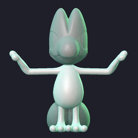Stl File Treecko Pokemon Grass Starter Hoenn 🐉 Obj ・3d Printer