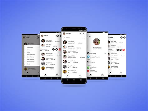 Messenger App Ui Design On Behance