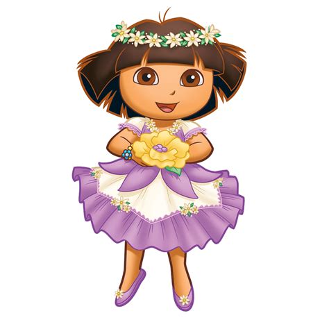 Cartoon Characters Dora The Explorer PNG Pack