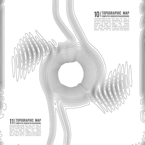 Topographic Map Contour Background Topo Map With Elevation Contour Map Vector Geographic