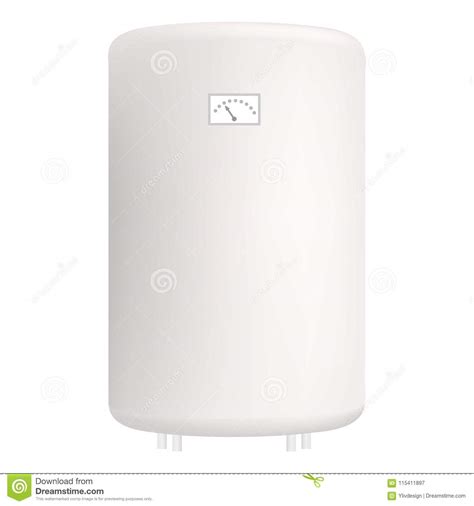 Climate Boiler Icon Realistic Style Stock Vector Illustration Of Domestic Heat