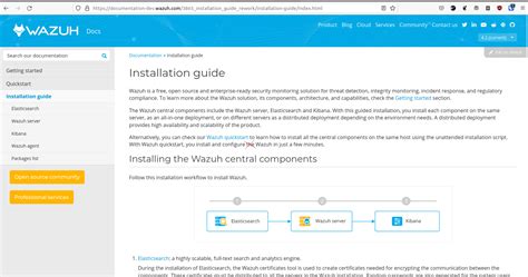 Change Suggestions For The New Installation Guide Draft Issue Wazuh Wazuh