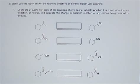 solved 7 pts in your lab report answer the following