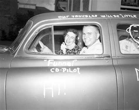 Florida Memory • Patsy Clegg And Her Husband Leaving The Reception