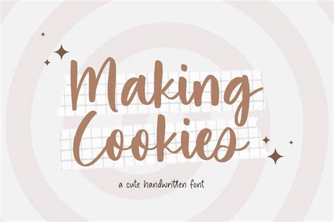 Making Cookies Font Dfonts