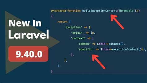 Laravel News On Linkedin Override Exception Context Format 5 New Things Added New In Laravel