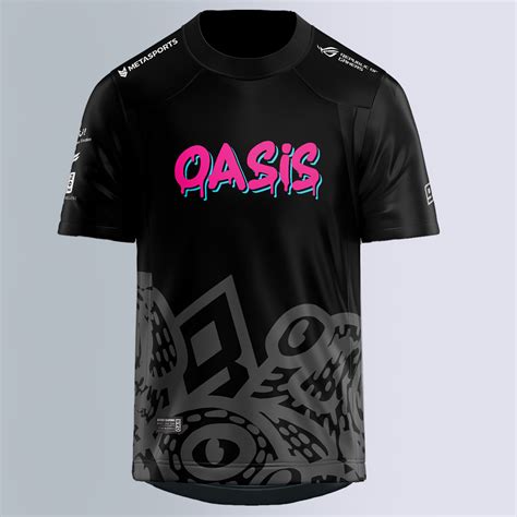 [limited] oasis x distort black pre order custom name oasis gaming