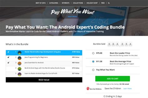 Deal Pay What You Want For The Android Experts Coding Bundle