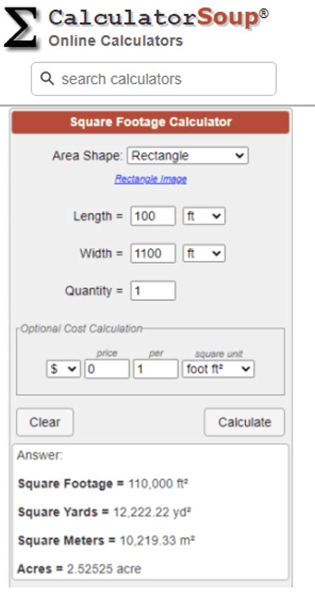 7 Free Online Area Calculator Websites