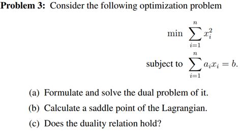 solved problem 3 consider the following optimization