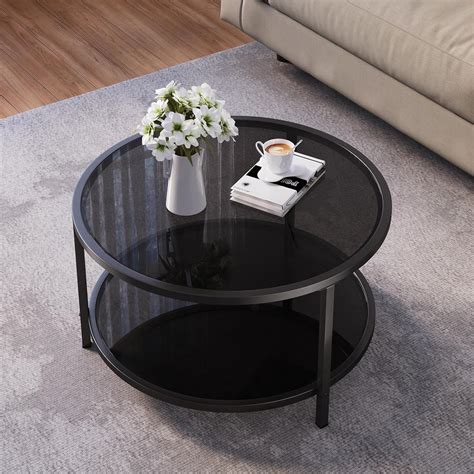 Black And Glass Coffee Tables