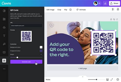 générateur de qr code gratuit et en ligne canva