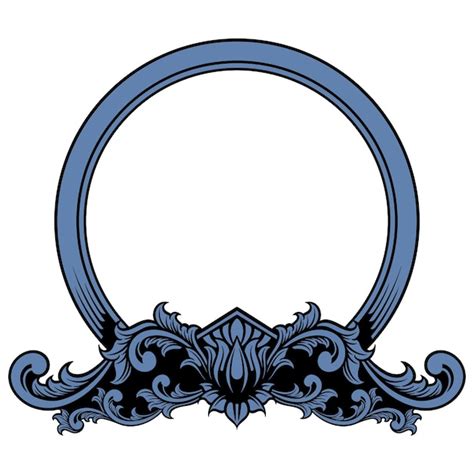 Premium Vector Circle Ornament Frame Vector Illustration