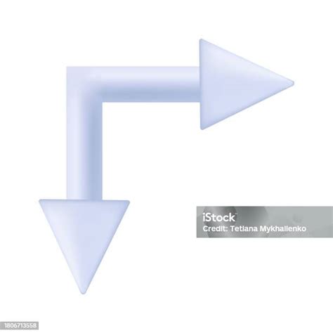 화살표 3d 경로 포인터 또는 방향 아이콘 랜드마크 성장 안내선 또는 커서 화살표 비즈니스 아이콘 디지털 방향 표시 선택 Ui