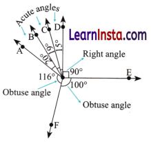 Lines And Angles Class 6 Solutions Question Answer