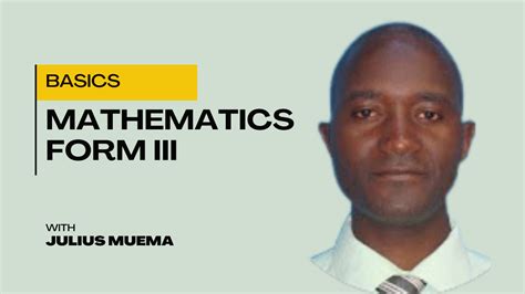 Basic Mathematics Form Iii Gab Lessons