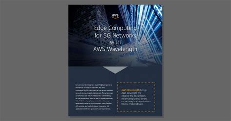 Introducing Edge Computing For 5g Networks With Aws Wavelength Enterprise Technology