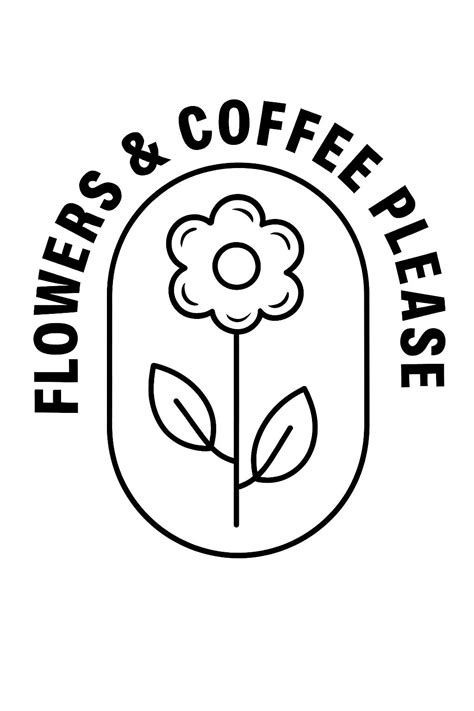 Elegant Minimalist Book Club Logo With Floral Design Playground