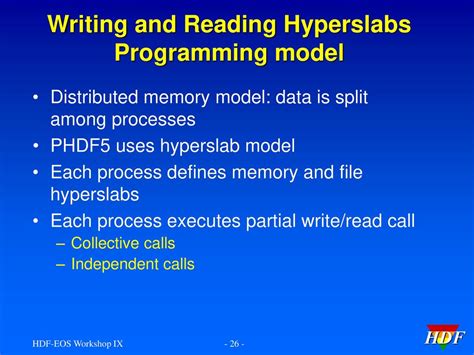 Parallel Hdf5 Introductory Tutorial Ppt Download