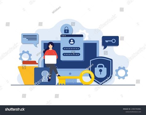 Cyber Security Personal Data Security Password Stock Vector Royalty Free 2393792881 Shutterstock