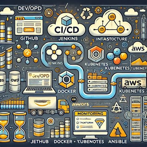 set up ci cd pipelines docker kubernetes and aws infrastructure by
