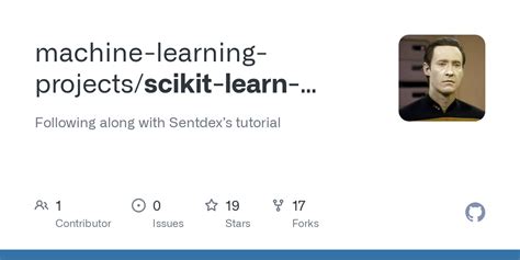 Github Machine Learning Projects Scikit Learn Machine Learning Tutorial Following Along With