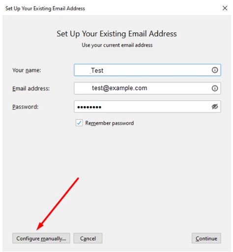 Email Client Setup Thunderbird Dot Hosting