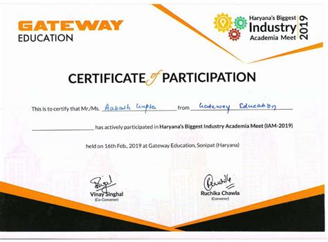 Certifications Dr Aakash Gupta Directoraando Educationist Associate Professor Researcher