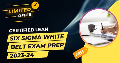 certified lean six sigma white belt exam prep 2023 cigma foundation