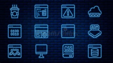 set line server data web hosting processor browser with exclamation