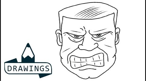 Angry Faces Drawings