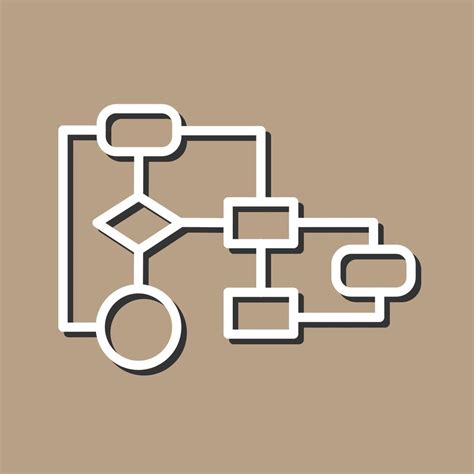 Flowchart Vector Icon 41351782 Vector Art At Vecteezy