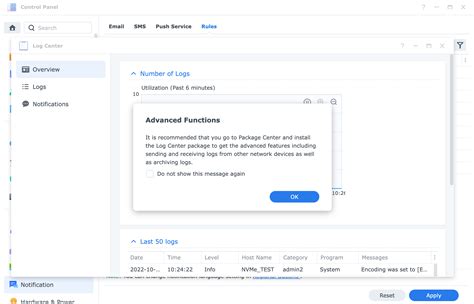 how to shut down remote server using synology sqlite3 and log center advanced function shell
