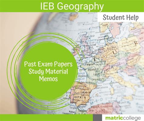 IEB Geography Past Papers Memos And Study Material