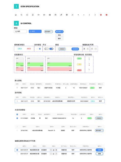 高校实验室管理系统 Faizer 站酷zcool