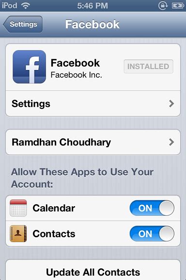 Iphone Logout Of Facebook In App Using Facebook Ios Sdk Stack Overflow