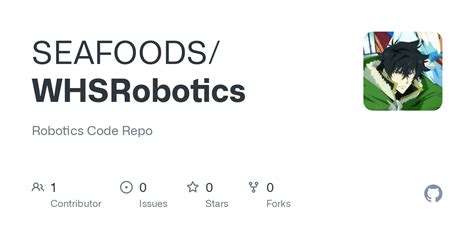 GitHub SEAFOODS WHSRobotics Robotics Code Repo