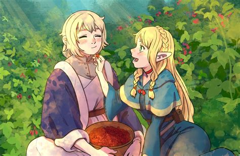 Marcille Donato Falin Thorden And Falin Thorden Dungeon Meshi Drawn