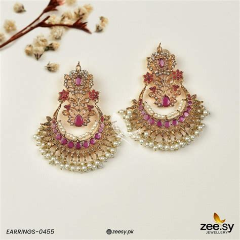 Earrings For Women Gold Design Jhumka Karachi Lahore All Pakistan
