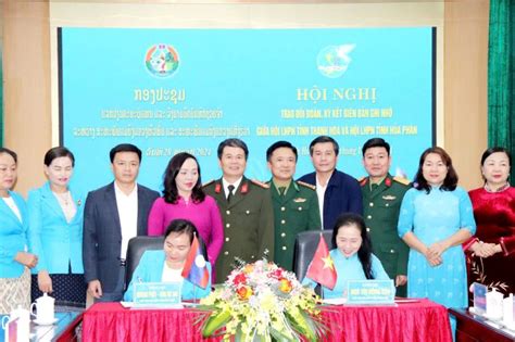 Hội LHPN tỉnh Thanh Hóa và Hội LHPN tỉnh Hủa Phăn (Lào) ký kết biên bản ghi nhớ giai đoạn 2024 ...