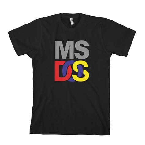 ms dos retro informatyk koszulka męska cena opinie t shirty