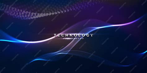 Premium Vector Dynamic Abstract Liquid Flow Particles Background Shining Abstract Particle