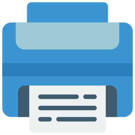 인쇄기 무료 전자개 아이콘